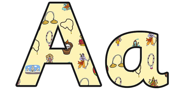 Hindu Dharma Lowercase Display Lettering -Hindu Dharma, religion, re,