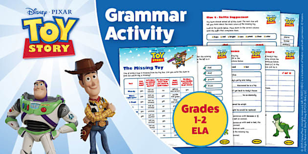 Toy Story: Grammar Mystery for 1st-2nd Grade