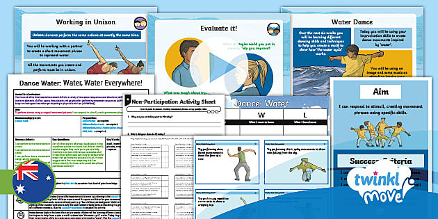 Dance: Water Lesson 1: Water, Water Everywhere - Twinkl