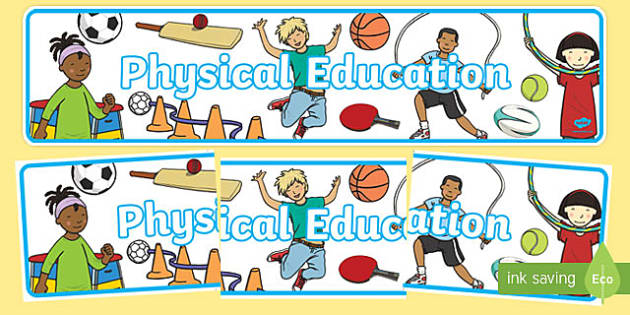 FREE! - 👉 Physical Education Display Banner (2)