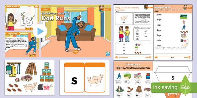 Twinkl Phonics-Level 2 Week 6 Lesson 2 's' saying /z/