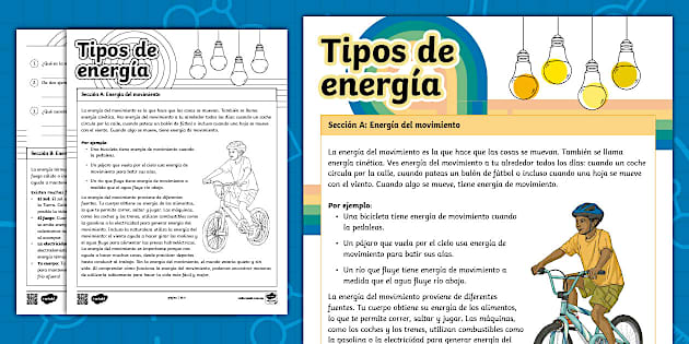 Tipos de energía