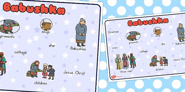 Babushka Word Mat (teacher made) - Twinkl