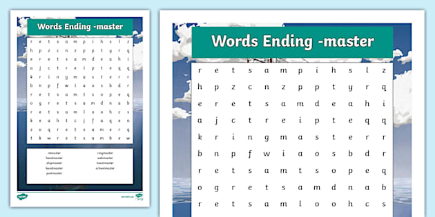 Words Before Master Word Search (teacher made) - Twinkl