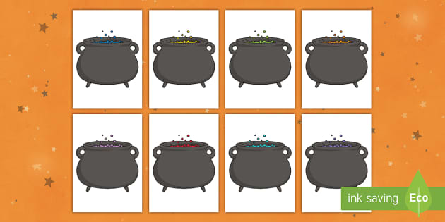 Editable Halloween Cauldron Posters | Spooky Printables
