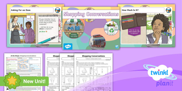 👉 PlanIt Year 6 Spanish Lesson: Shopping Conversations