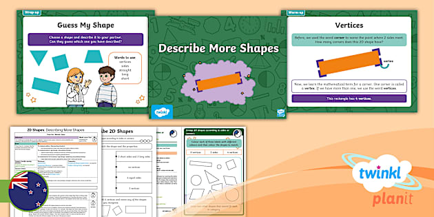 Phase 1 Space: 2D Shapes (Describing More Shapes) Lesson 5