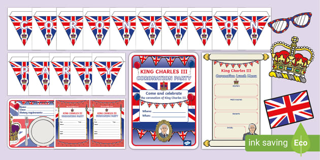 Coronation Role Play Party Pack - Twinkl - KS1 - Twinkl