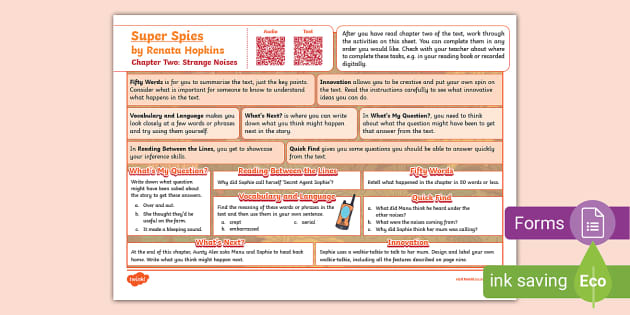 CHAPTERS September 2022: Super Spies - Chapter Two Follow-Up
