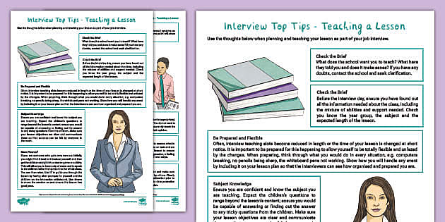 Staff Wellbeing Interview Top Tips Teaching A Lesson