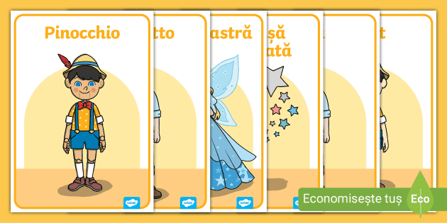 Pinocchio – Planșe (teacher made) - Twinkl