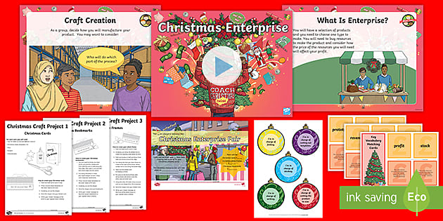 Christmas PSHE Enterprise KS2 Lesson Pack