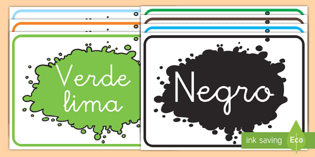 Pósters DIN A4: Los colores (Hecho por educadores) - Twinkl