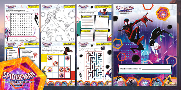 FREE Spider-Man™: Activity Booklet for K-2nd Grade