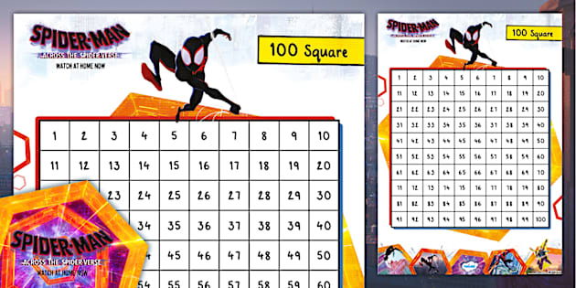 FREE! - đ Spider-Man: 100 Square (nauczyciel wykonaĆ) FREE! - đ Spider-Man: 100 Square (nauczyciel wykonaĆ)