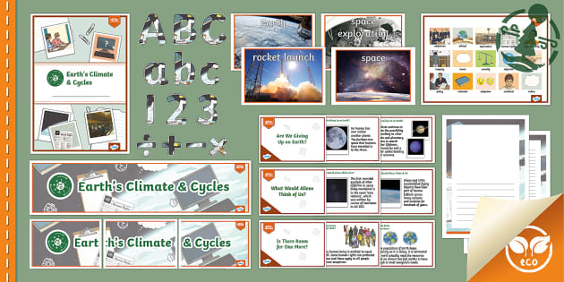 Year 6 Earth's Climate & Cycles Display Pack (teacher made)