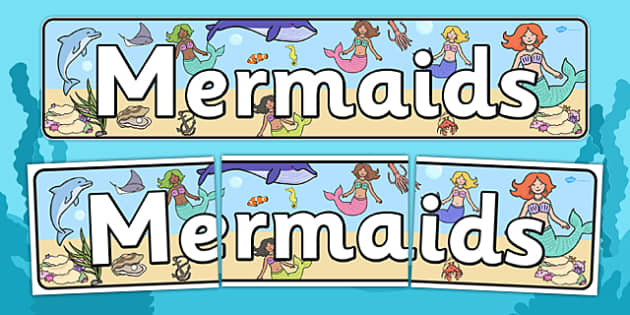 Mermaids Display Banner (Teacher-Made)
