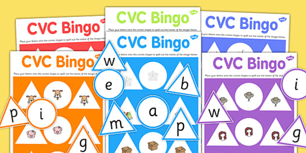 CVC Bingo Game (teacher made) - Twinkl