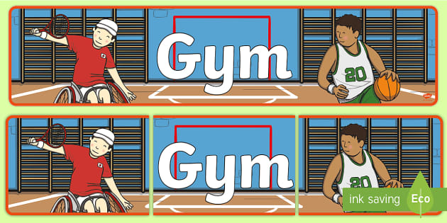 FREE! - Gym Role Play Display Banner (teacher made) - Twinkl