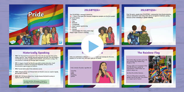 Pride Information Junior/Intermediate PowerPoint - Twinkl