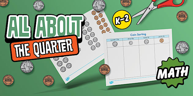 U.S. Coin Sorting Activity Mat (teacher made) - Twinkl