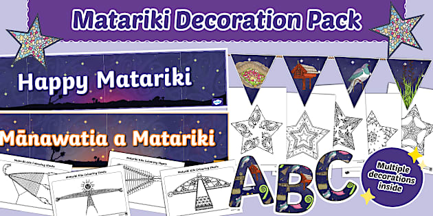 Matariki Decoration Pack