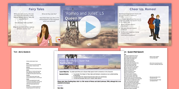 GCSE Romeo and Juliet Lesson Pack 5: Queen Mab