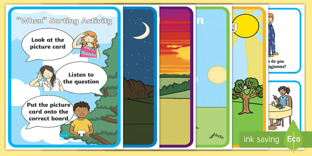 When Sorting Activity - when, sorting, sort, games, activities