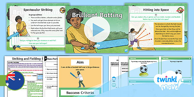 Move PE Y6 Striking and Fielding Lesson 4: Brilliant Batting