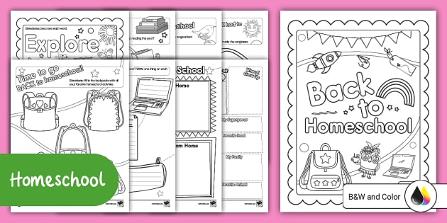 coloring pages homeschool