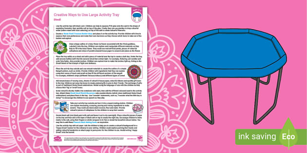 EYFS Ages 2-3 Large Activity Trays: Diwali - Twinkl