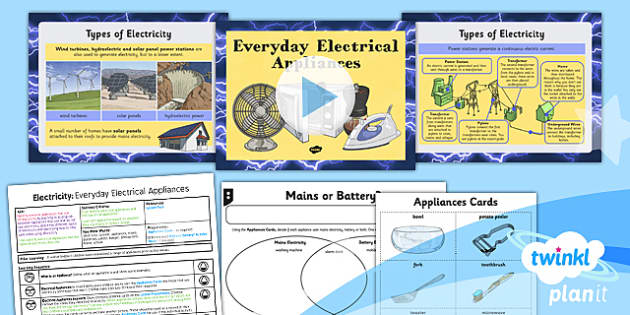 Science: Electricity: Electrical Appliances KS2 Lesson Pack