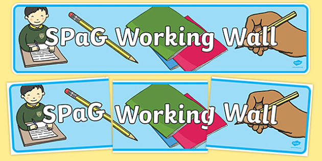 👉 SPaG Working Wall (teacher made) - Twinkl