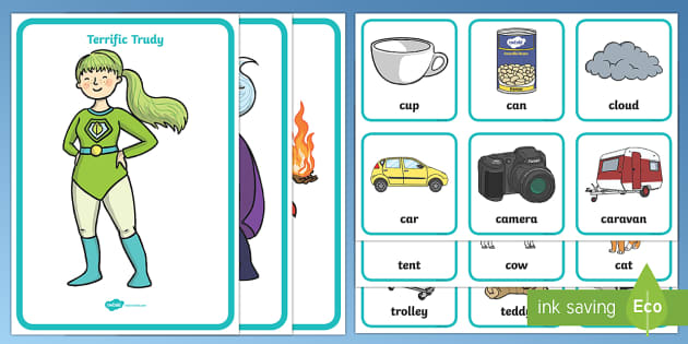Superhero Alliteration Activity Pack