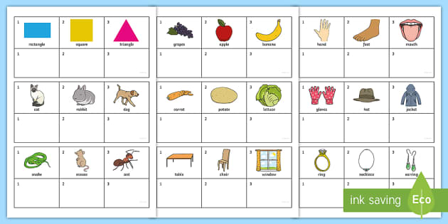 Working Memory Alphabetical Order Cards Twinkl