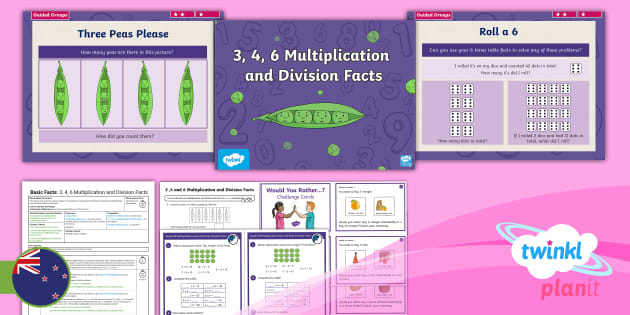 Level 3 Basic Facts: 3, 4, 6 Multiplication and Division