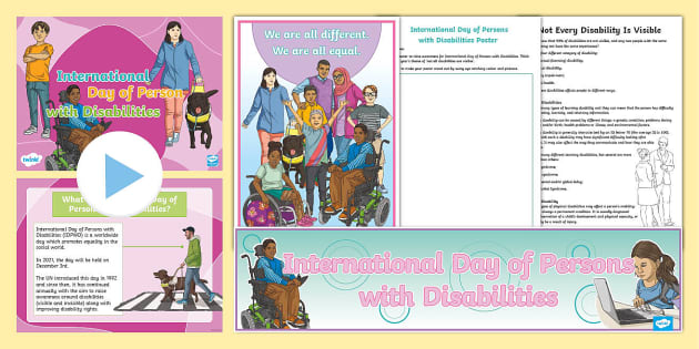 International Day of Persons with Disabilities Resource Pack