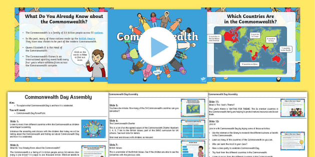 Commonwealth Day Assembly Pack (teacher made) - Twinkl