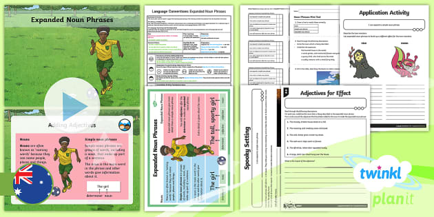 Year 4 Language Conventions Expanded Noun Phrases Lesson