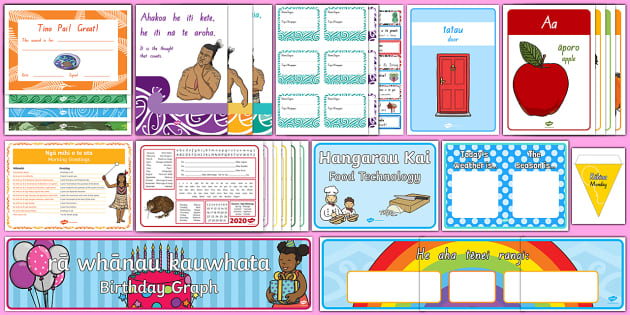 New Zealand Classroom Set-Up Resource Pack (teacher made) New Zealand Classroom Set-Up Resource Pack (teacher made)