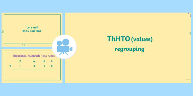 FREE! - Flipped Learning Addition Column with Regrouping 4-Digit Numbers