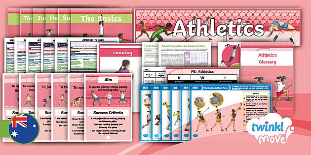 Move PE Year 3 Athletics Unit Pack (Hecho por educadores)