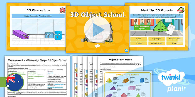 Year 1 Shape: 3D Objects Lesson 2 (teacher made)