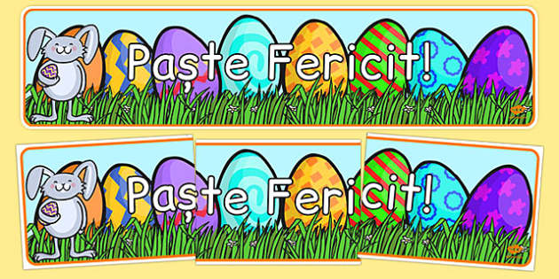 Banner, Paste (l'enseignant a fait) - Twinkl