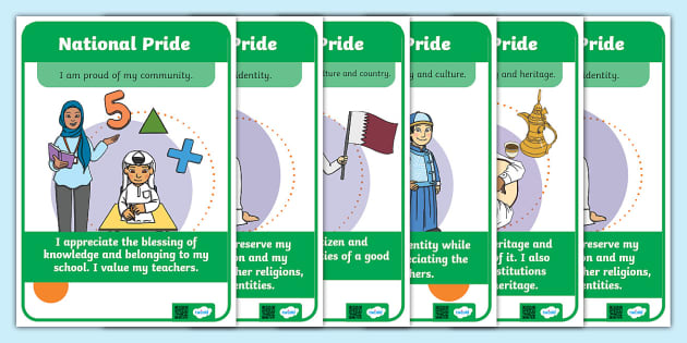 Values Display Posters - National Pride (teacher made)