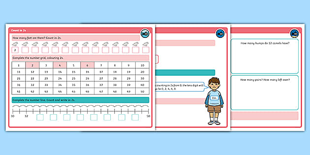 👉 Year 1 White Rose Maths Compatible Count in 2s - Twinkl
