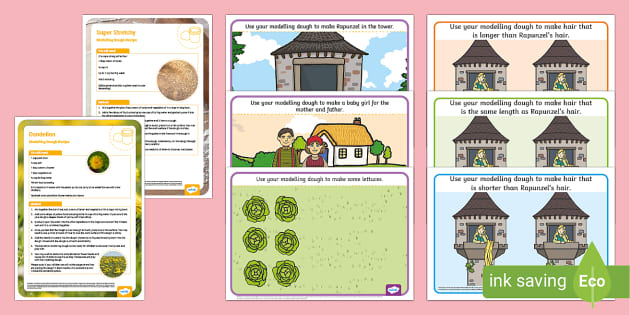 Rapunzel Modelling Dough Recipe and Mat Pack | Twinkl