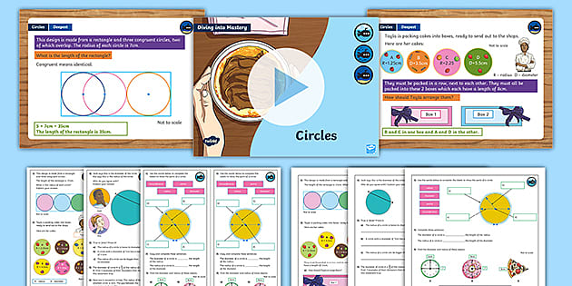 👉 White Rose Maths Year 6 Circles Teaching Pack - KS2