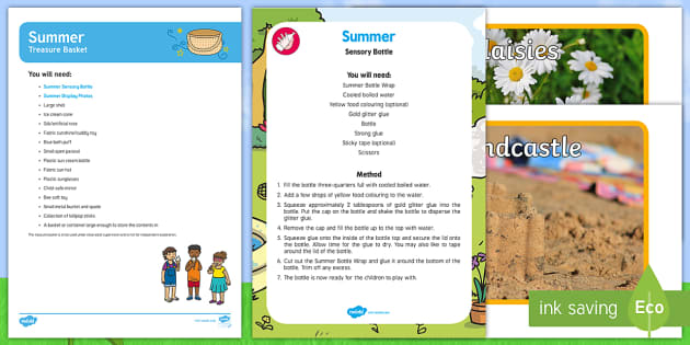Summer Treasure Basket Ideas