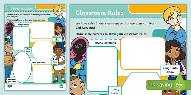 Classroom Rules Worksheet teacher Made Twinkl